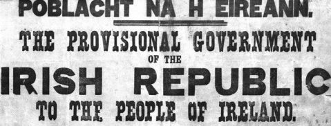 Proclamation of the Irish Republic - 1916 Easter Rising